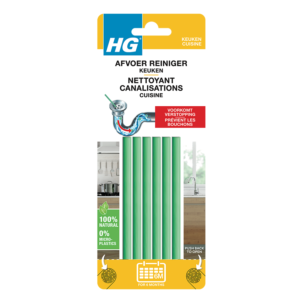 HG afvoerreiniger | dé afvoerreiniger om verstoppingen in de gootsteen ...
