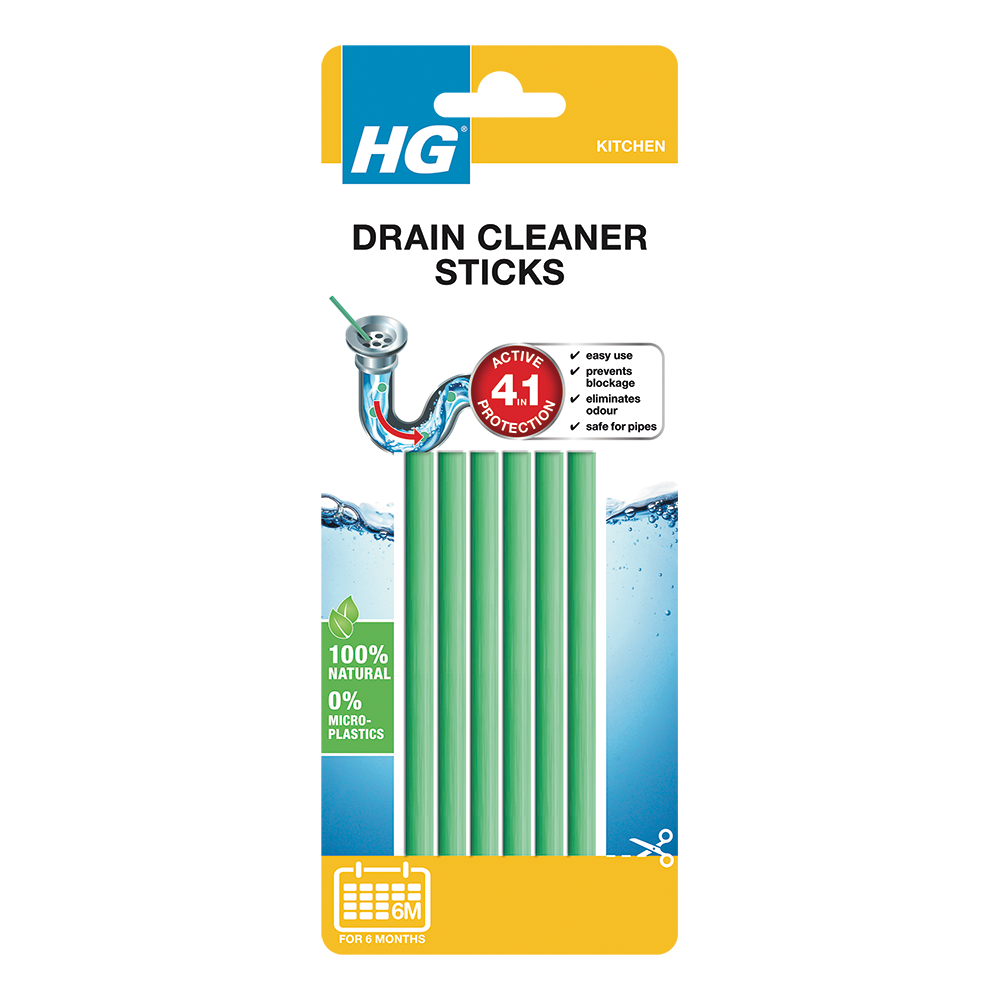 HG drain cleaner sticks | The ultimate drain cleaner to prevent blocked ...